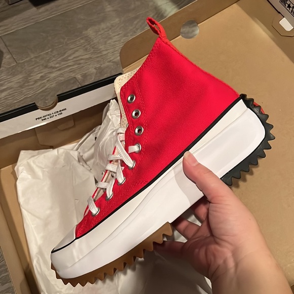 Converse | Shoes | Converse Run Star Hike Hi Womens Platform Red Color ...